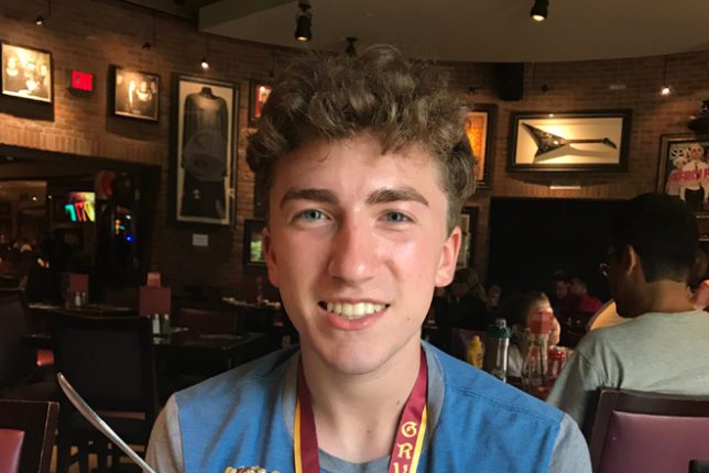 Mark Keegan '22 - Student | St. Thomas Aquinas College